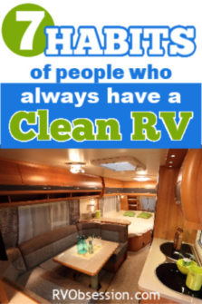 7 Habits of people who always have a clean RV - RV Obsession