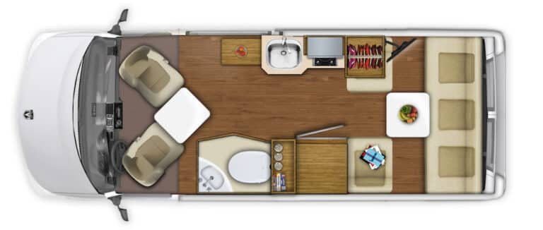 Class B RV floor plans - RV Obsession