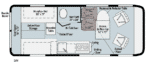 Class B RV floor plans | RV Obsession