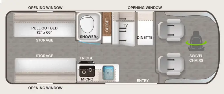 Class B RVs with a (mostly) fixed bed - RV Obsession