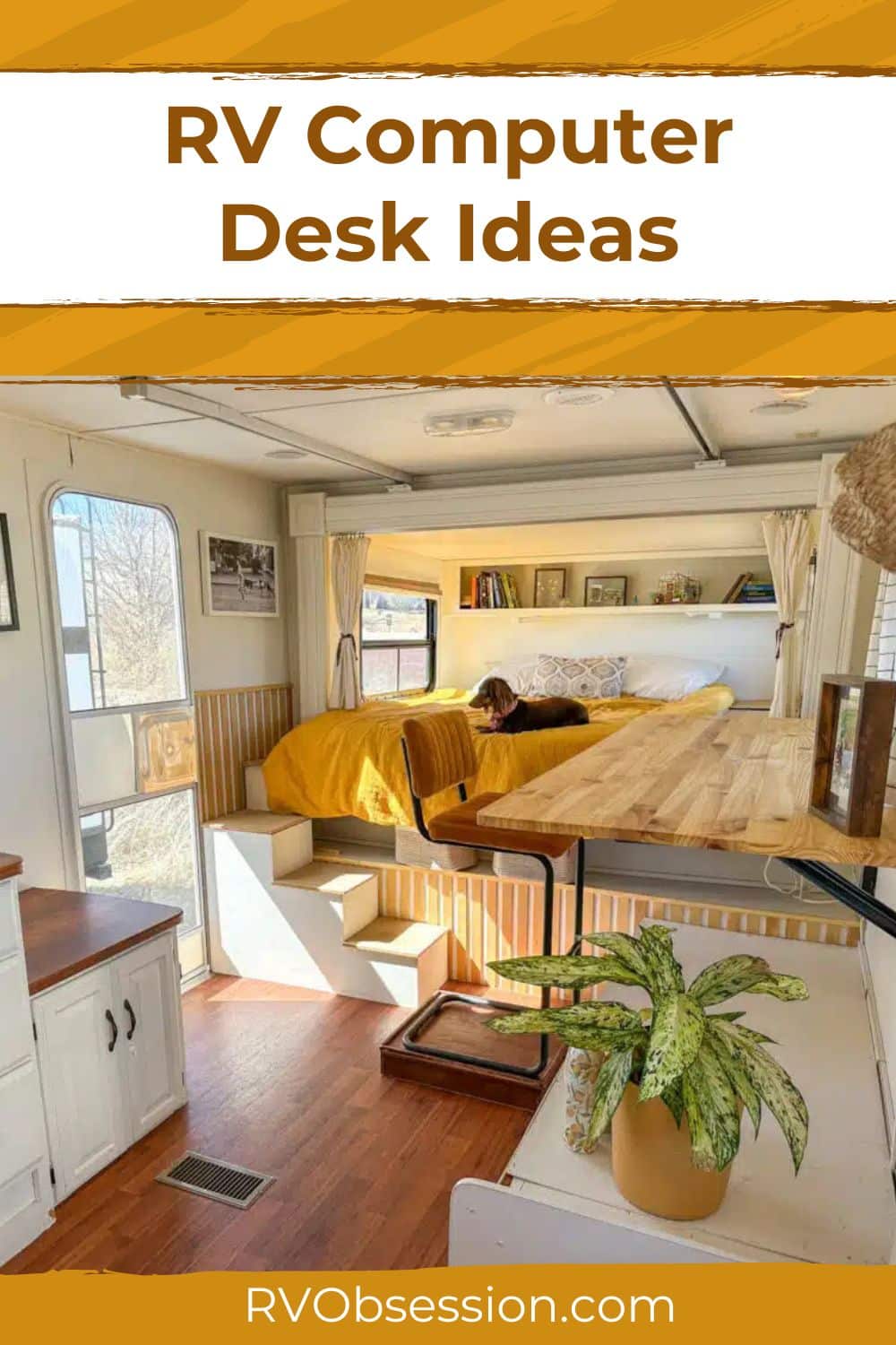 RV Computer Desks | Working on the Road - RV Obsession